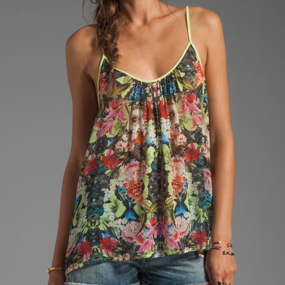 Sam & Lavi | Tops | Sam Lavi Poe Tank In Leilani Print Sz S | Poshmark